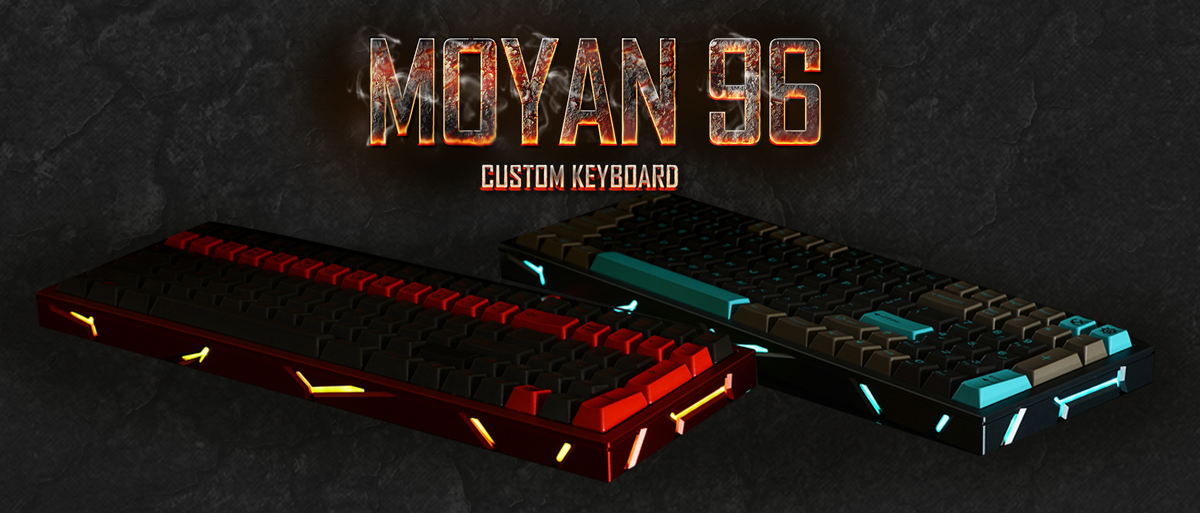 Gamer Aesthetic - MOYAN 96 Mechanical Keyboard – KPrepublic