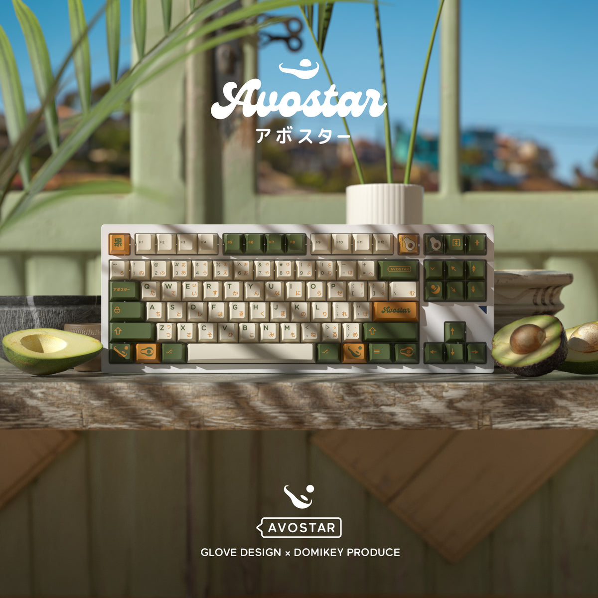 [Pre-order] GLOVE x Domikey Avostar Keycaps – KPrepublic