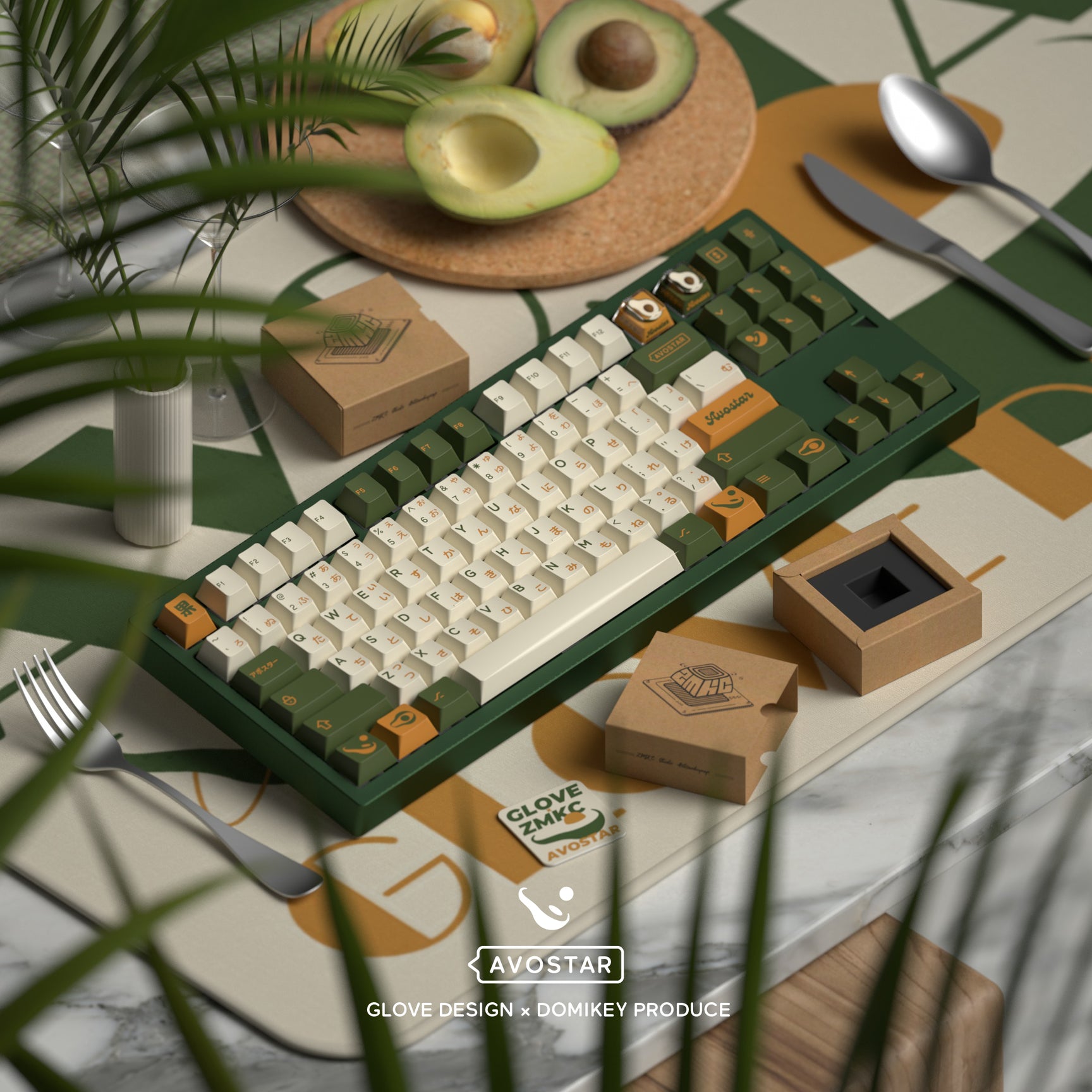 [Pre-order] GLOVE x Domikey Avostar Keycaps – KPrepublic