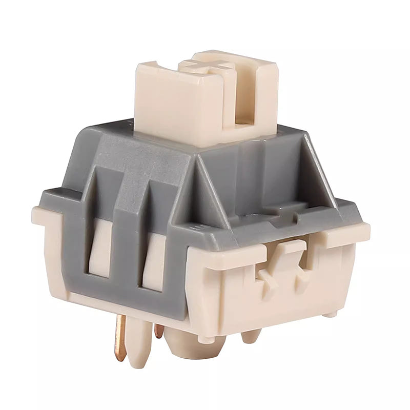 JWICK Semi-Silent Grey White Switch Linear Switch for mechanical keybo ...