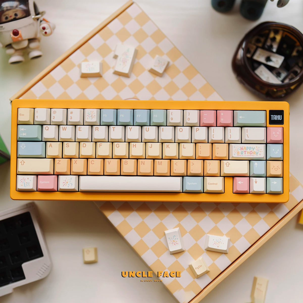 A Design CandyBox Keycap Dye Sub Candy Box Keycap Set thick PBT Cherry ...