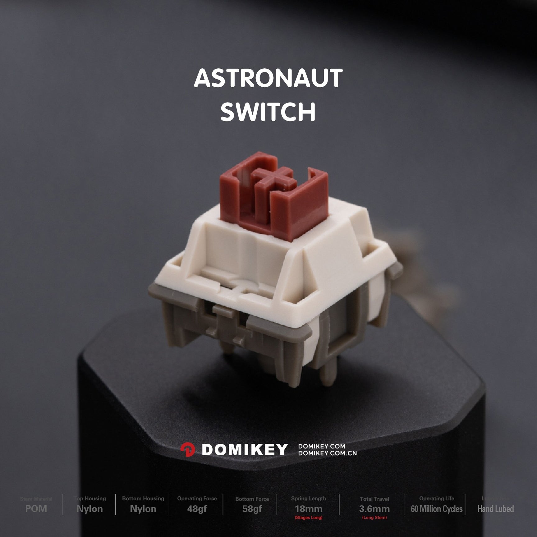 Domikey Astronaut Switch RGB SMD Linear Switch 48g 58g Switches For Ga ...