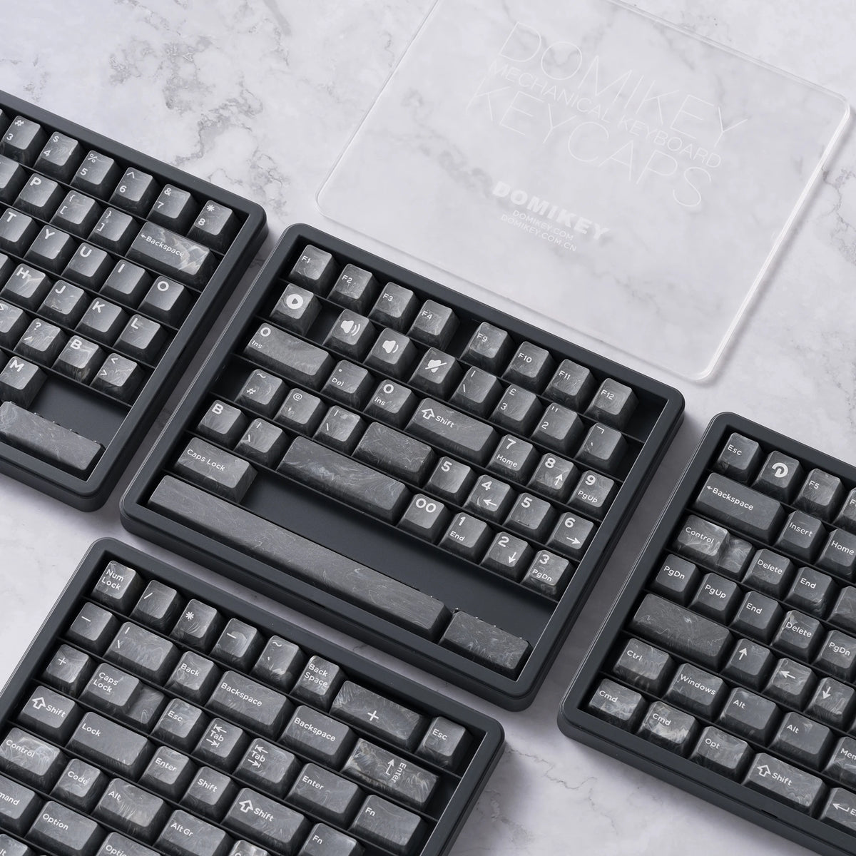 Domikey Flow Cherry Profile PBT doubleshot keycap All Random for mx ke ...