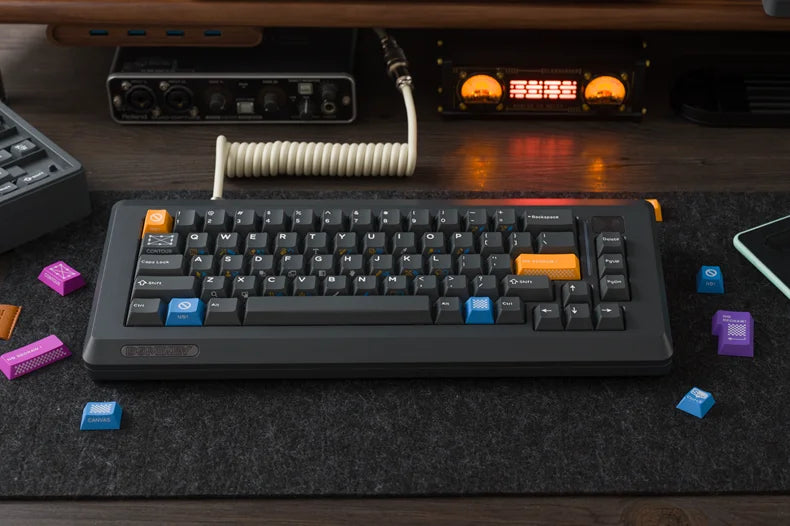 Domikey Productivity Keycap PBT Doubleshots Keycap Cherry profile with ...