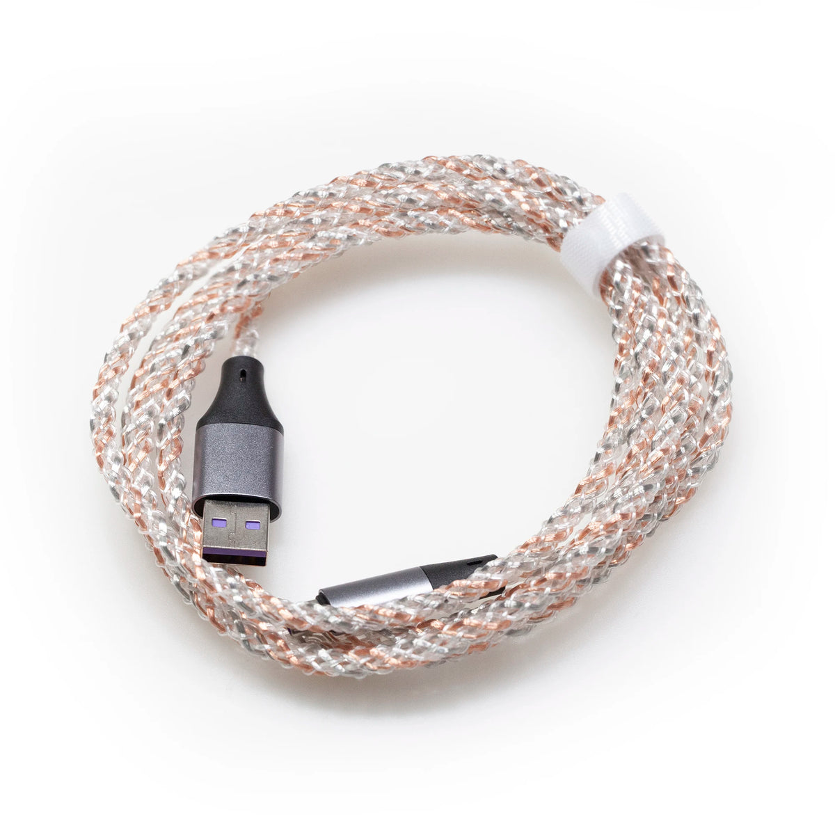 Everglide RGB Light Cable Flow Luminous Cable USB for Mechanical Keybo ...