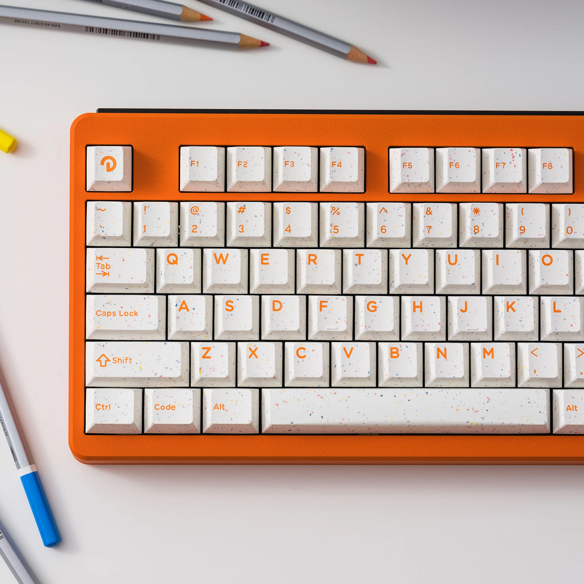 Fennie x Domikey Terrazzo Keycap Cherry Profile ABS Doubleshots Set fo ...