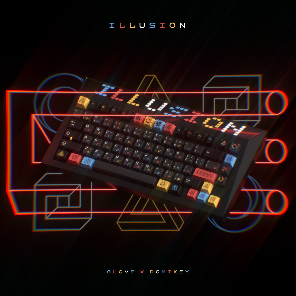 [CLOSED][GB] GLOVE x Domikey Illusion Keycaps Cherry Profile ABS Doubl ...