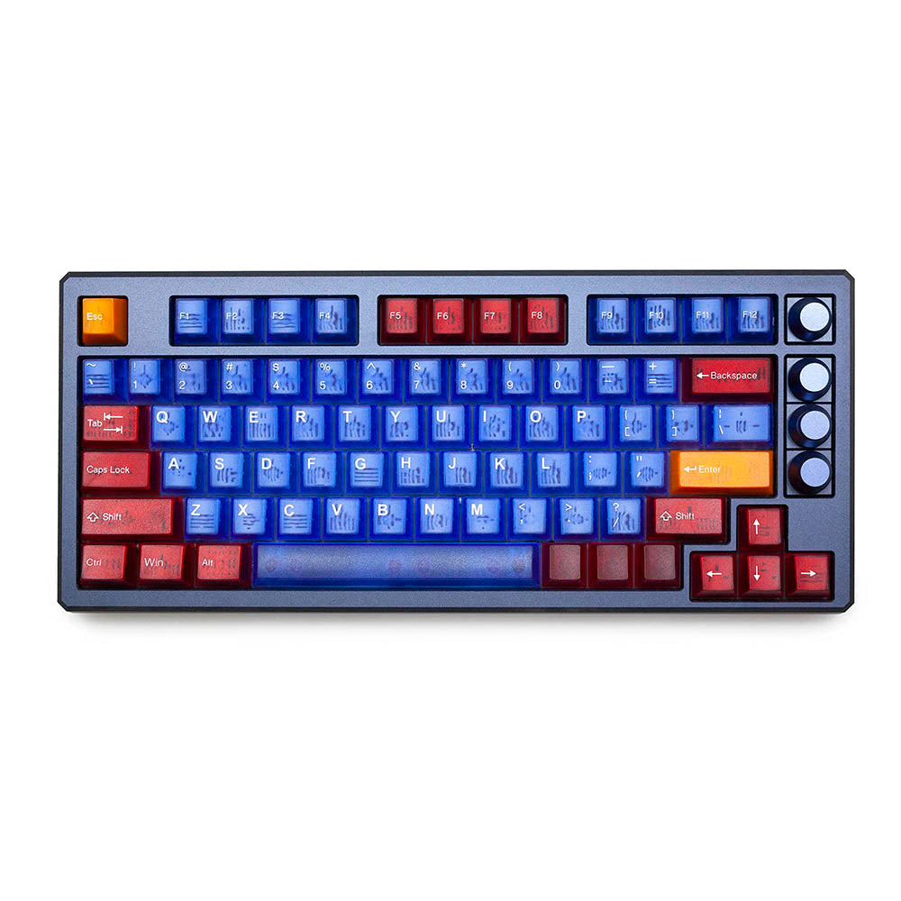 Taihao RBO Cubic ABS Doubleshot Keycap Translucent Cubic Type for mech ...