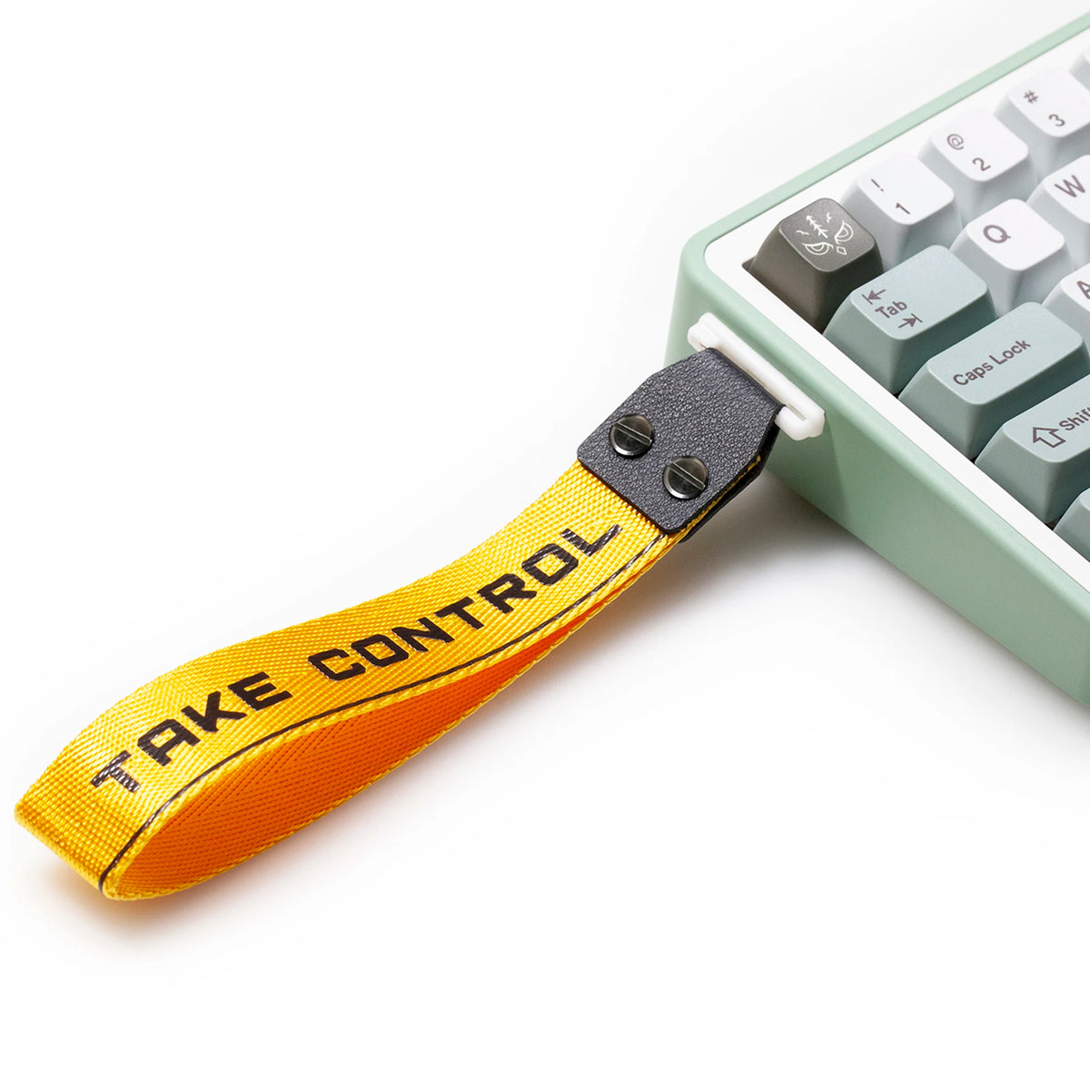 Latenpow Take Control Nylon Strap for Gaming mechanical keyboard Black ...