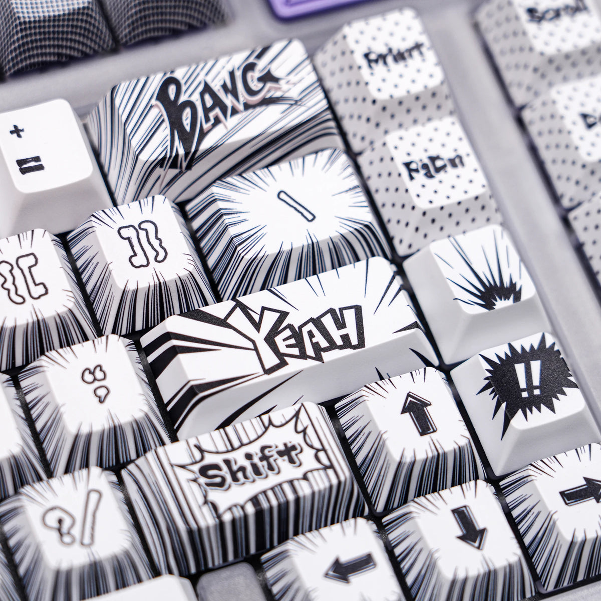 MMD Cartoon Keycap Dye Subbed Keycap Cherry Profile Set PBT Anime Comi ...