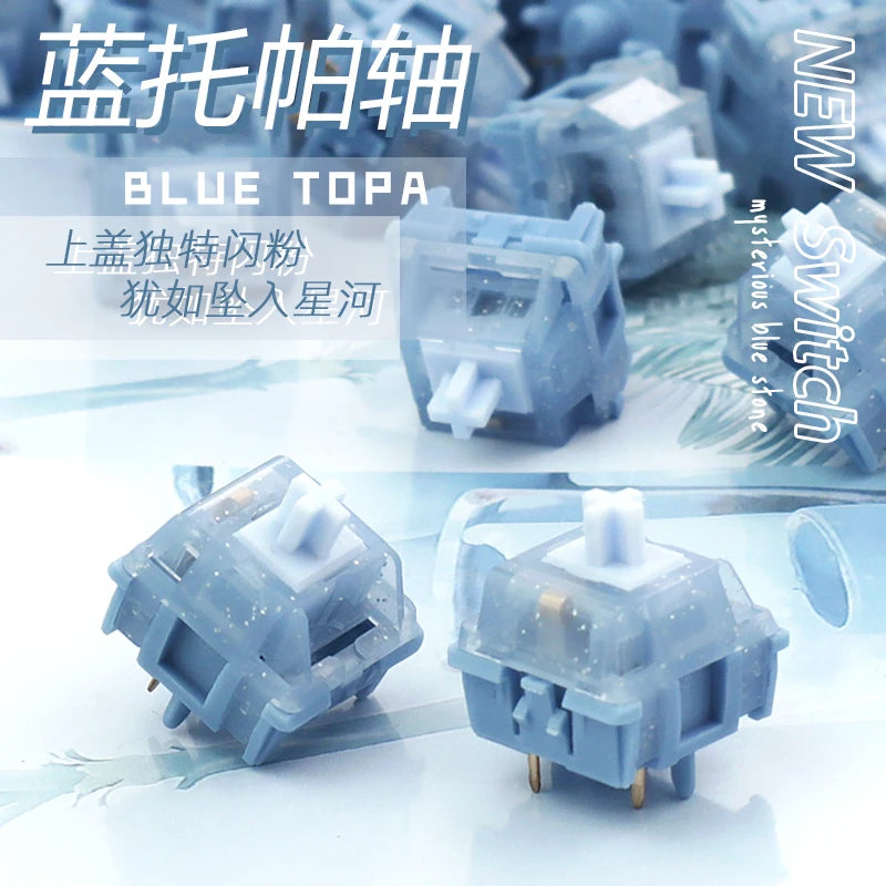 Mage Blue Topa Switch Linear Switch 32g 40g 48g for Gaming Mechanical ...