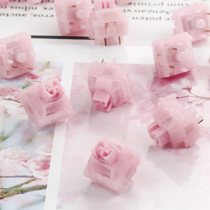 Mage Sakura Switch Linear Switch 45g 51g for Gaming Mechanical Keyboar ...