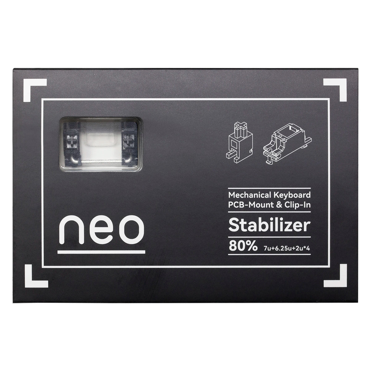 Neo & QK PCB Stabilizer for Gaming Mechanical Keyboard gh60 for 1.2mm ...