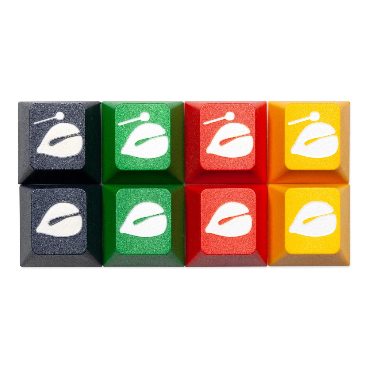 Novelty Wooden Fish cherry profile dip dye sculpture pbt keycap for me ...