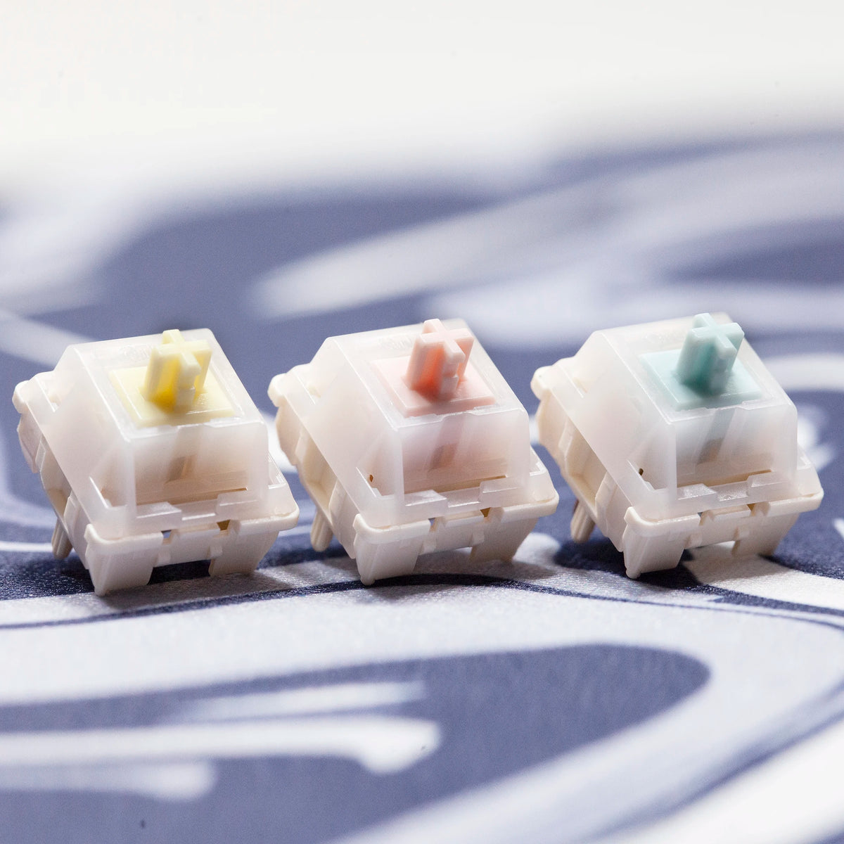 QTUO Milk Candy Switch Linear Switch MX Stem for Gaming Mechanical Key ...