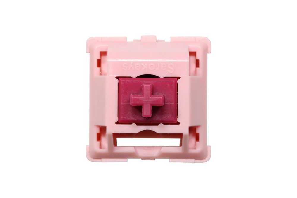 Sarokeys Strawberry Wine Red Switch Linear MX Stem switch for Gaming M ...