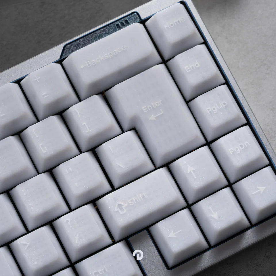 Domikey Pearl Cherry Profile abs doubleshot backlit keycap for mx keyb ...