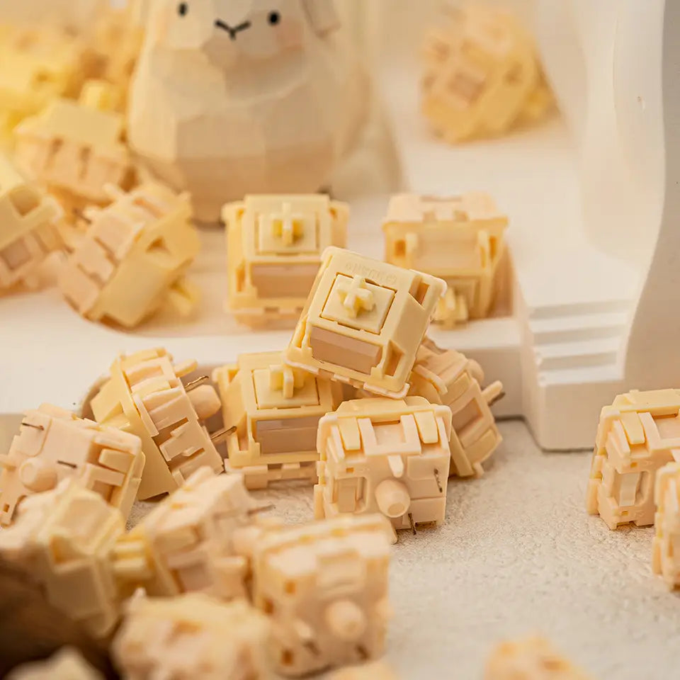 HUANO Aries Gift Switch Linear MX Stem switch 42g 52g for Gaming Mecha ...