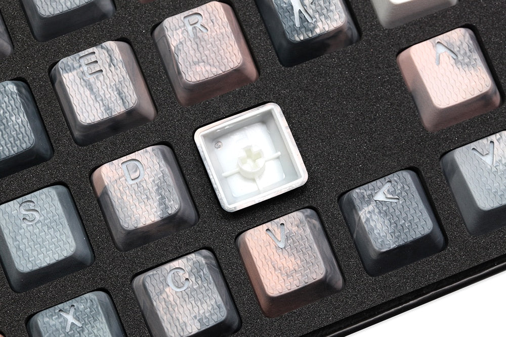Taihao Rubber Keycap Set Gaming Rubberized Doubleshot Keycaps Mark II ...