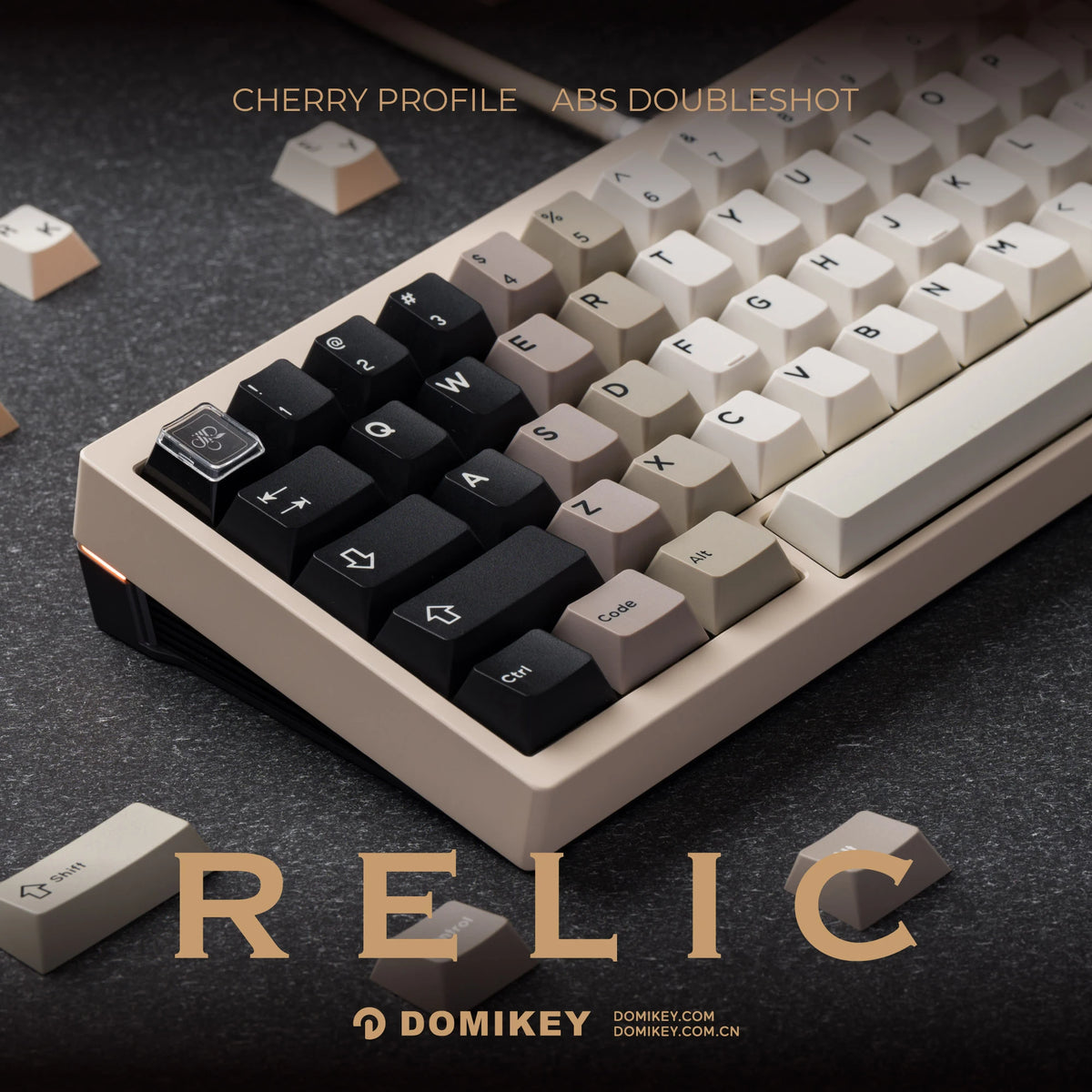 Domikey Relic Cherry profile ABS doubleshot Keycaps – KPrepublic