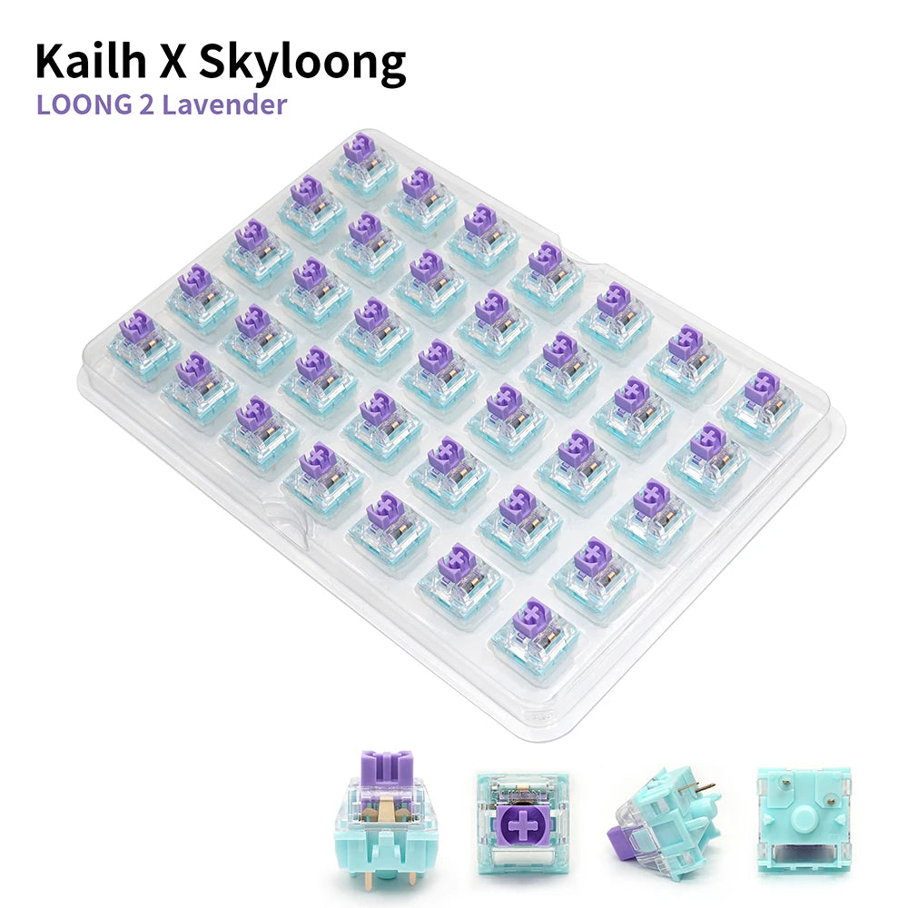 Kailh X Skyloong Speed Silver Switch Lavender Switch mx switch for mec ...