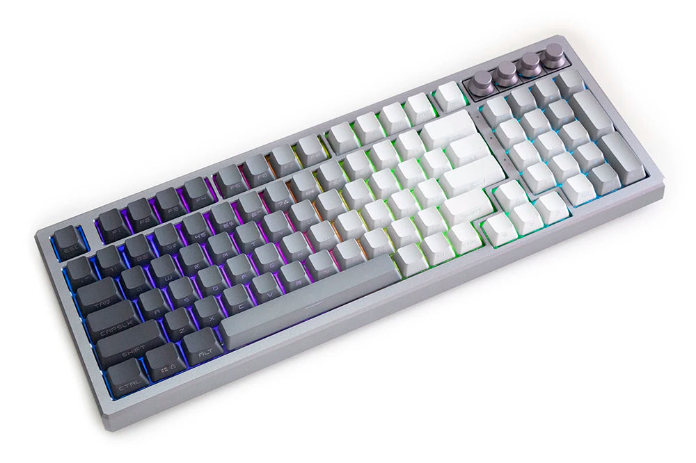 Dark Shadow Gradient Keycap Dip Dye Doubleshots PBT for keyboard 87 tk ...