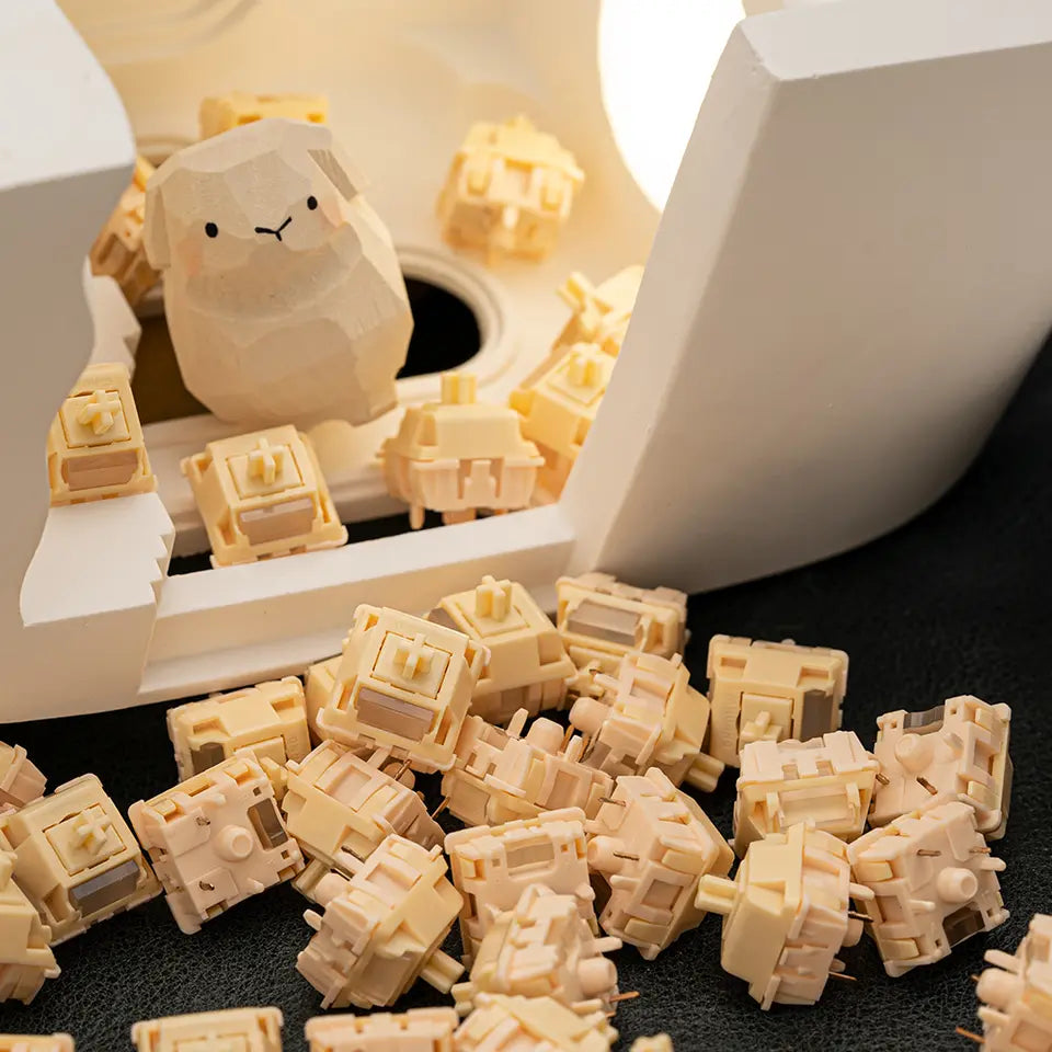 HUANO Aries Gift Switch Linear MX Stem switch 42g 52g for Gaming Mecha ...