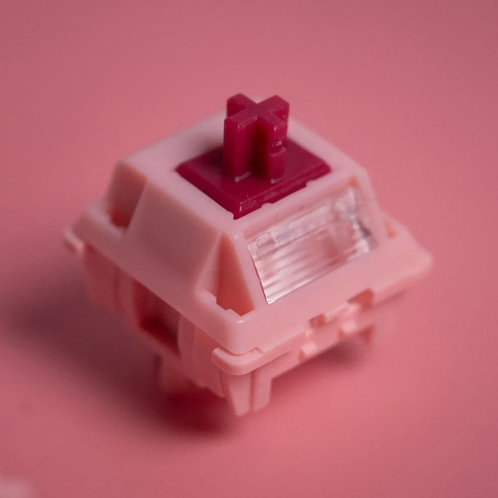 Sarokeys X Geon Strawberry Wine Red Switch V2 Linear switch MX Stem fo ...