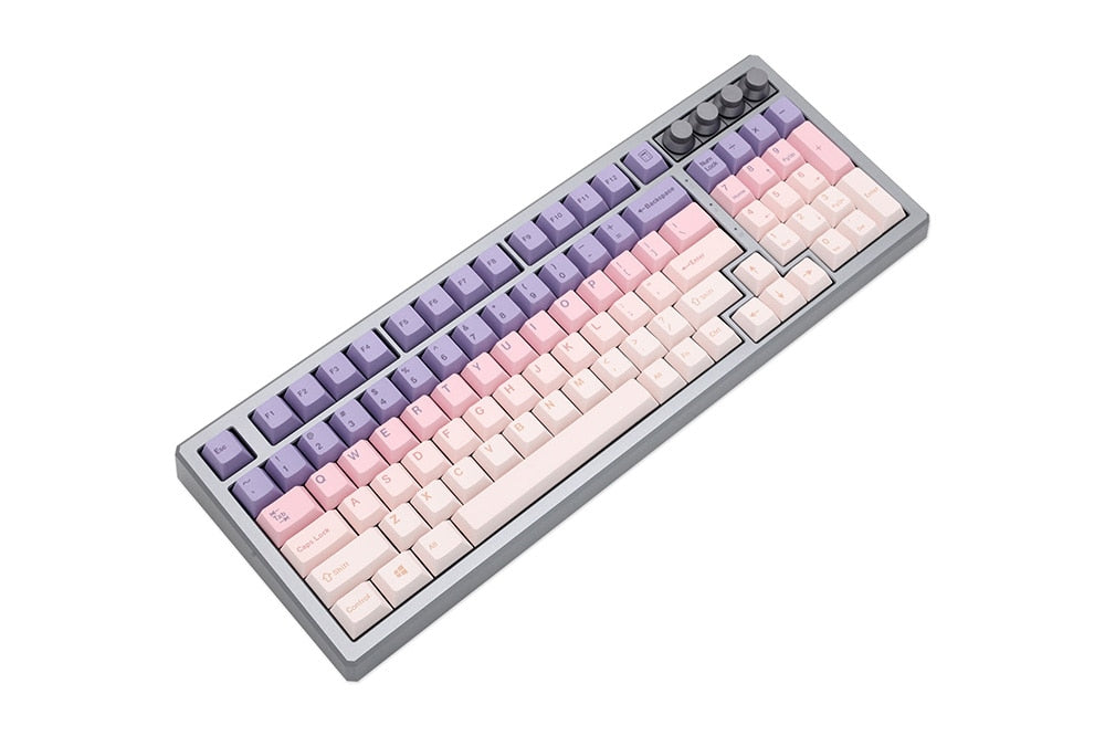 GKs Autumn gradient color Keycap Dye Subbed Keycap Set Cherry Profile ...