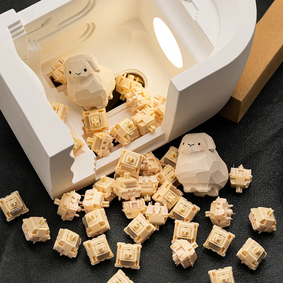 HUANO Aries Gift Switch Linear MX Stem switch 42g 52g for Gaming Mecha ...