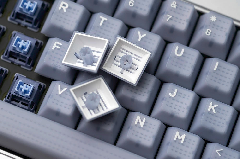 Domikey Hush Cherry Profile abs doubleshot semi backlit keycap for mx ...