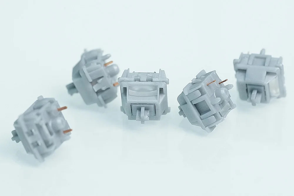 Gateron Smoothie Silver Switch Linear Milkshake Switch MX Stem for Gam ...