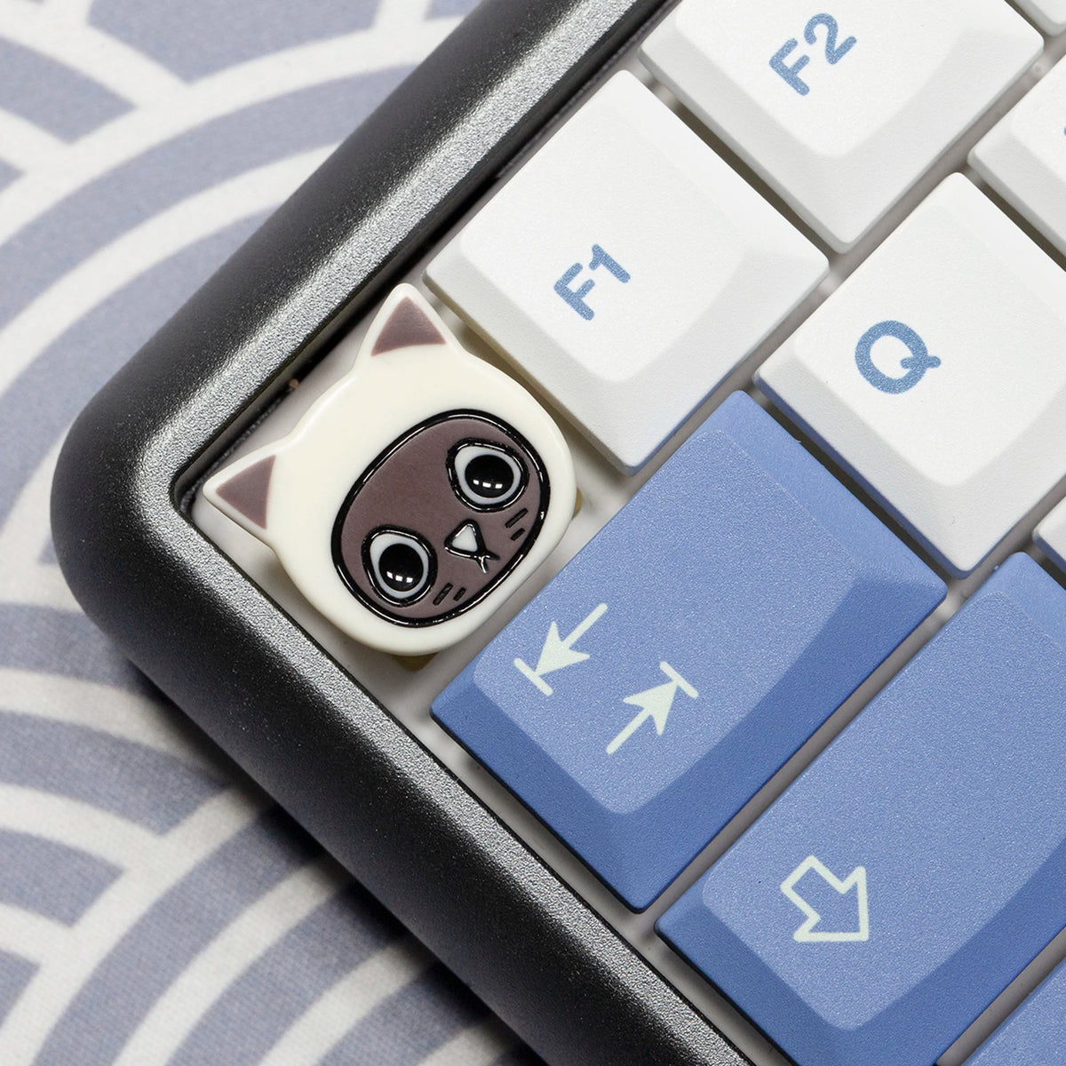 Siamese cat Resin Artisan Keycap Resin Keycap for MX Stem Mechanical K ...