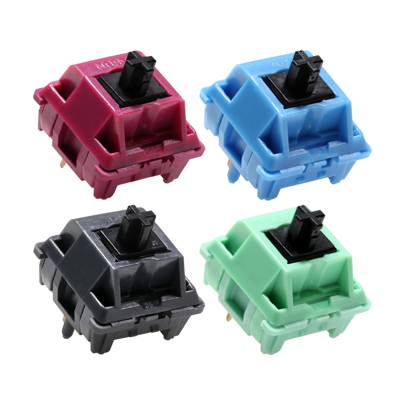 YOK BSun Panda Switch RGB SMD Linear Switch Dragon Fruit Avocado Polar ...