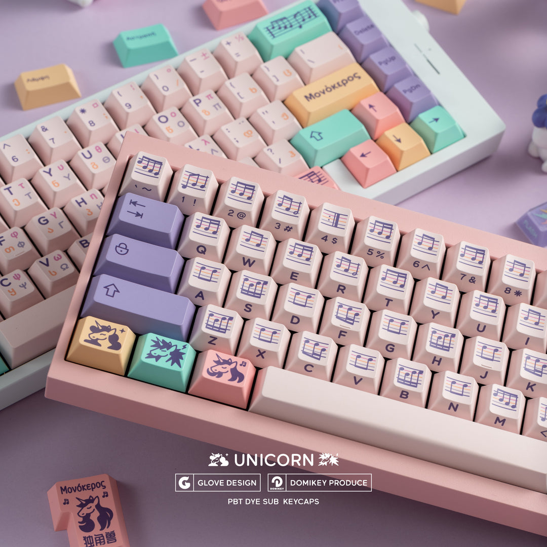 [CLOSED][GB] GLOVE x Domikey Unicorn Keycaps PBT Cherry profile Dye su – KPrepublic