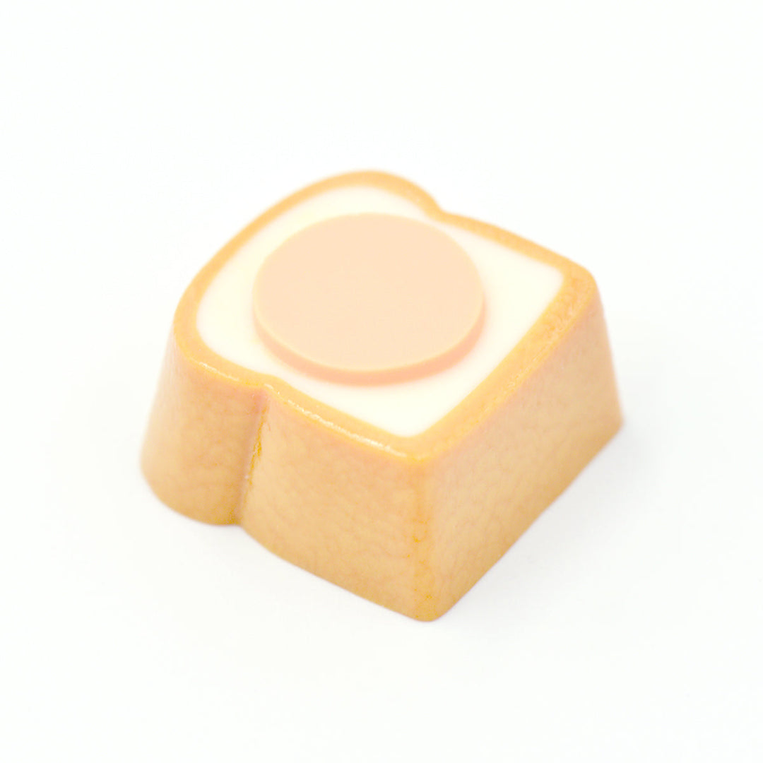 [GBEXTRA]LOBU CAP Novelty Breakfast toast resin artisan keycap MX stem ...