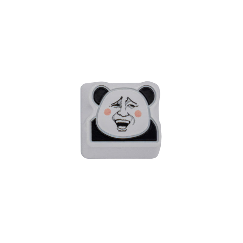 Holyoops Cute Meme Artisan Keycap CNC anodized aluminum Compatible Che ...