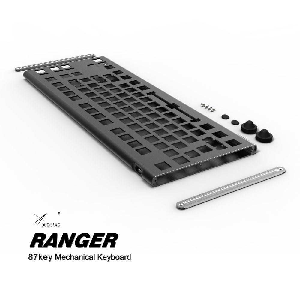 xbows Ranger Mechanical keyboard 87 key 80% rgb type c hot swappable ...