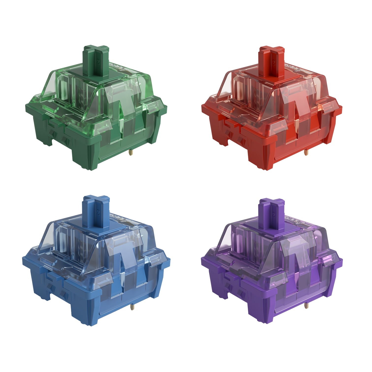 AKKO CS Switch 45 switches per pack Rose Red Matcha Green Ocean Blue L ...