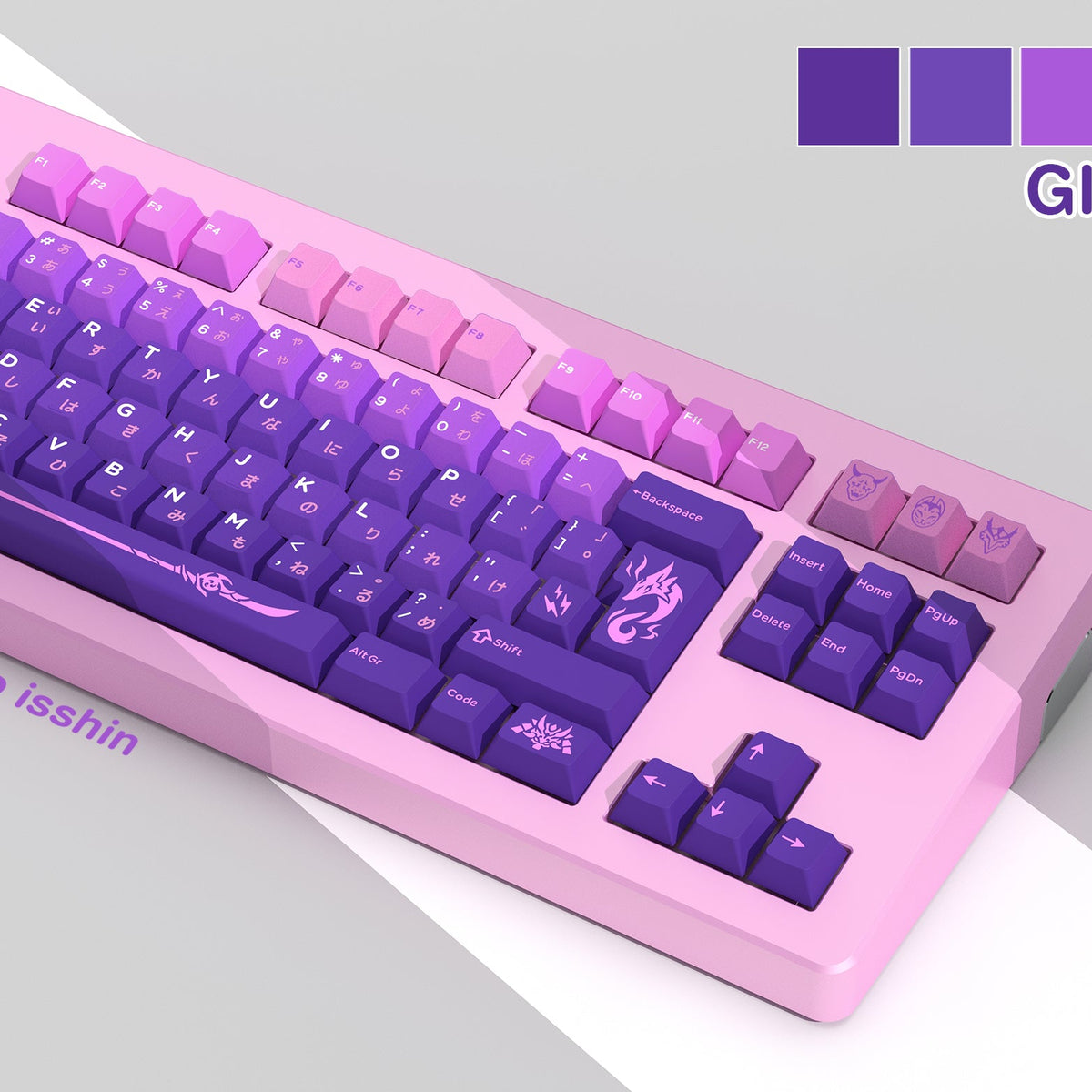 [GBEXTTRA] INKY STUDIO x Domikey INAZUMA THEME CHERRY PROFILE KEYCAPS ...