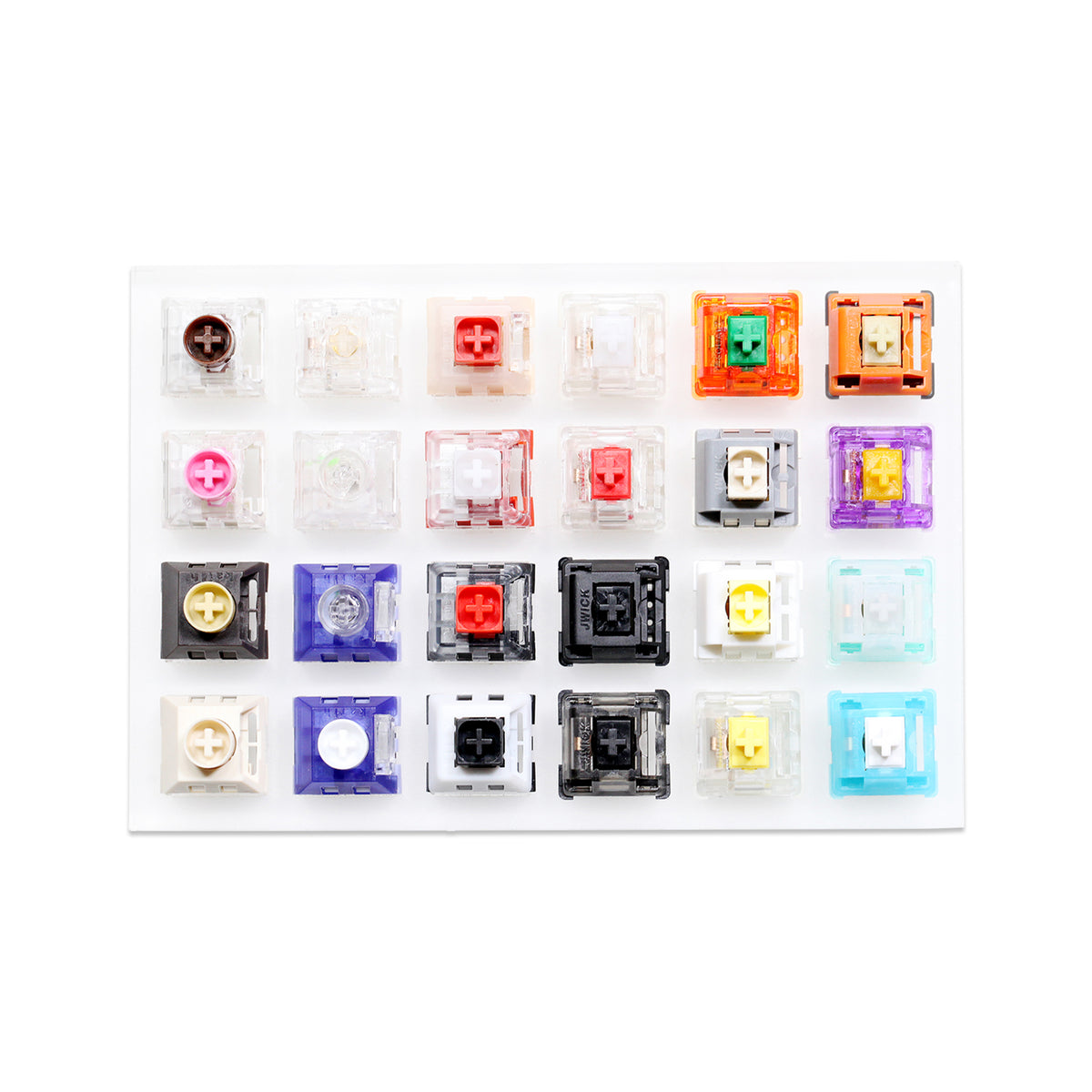 Acrylic Switch Tester Gateron Switch Kialh Box JWICK Switch for Mechan ...