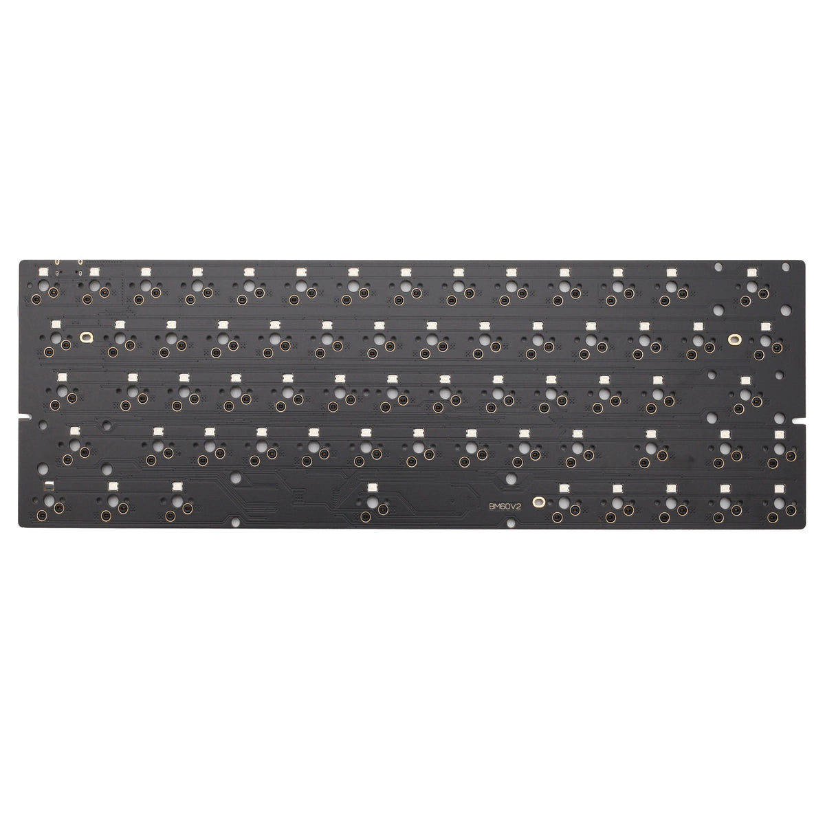 bm60 rgb 60% gh60 hot swappable PCB programmed qmk firmware type c ...