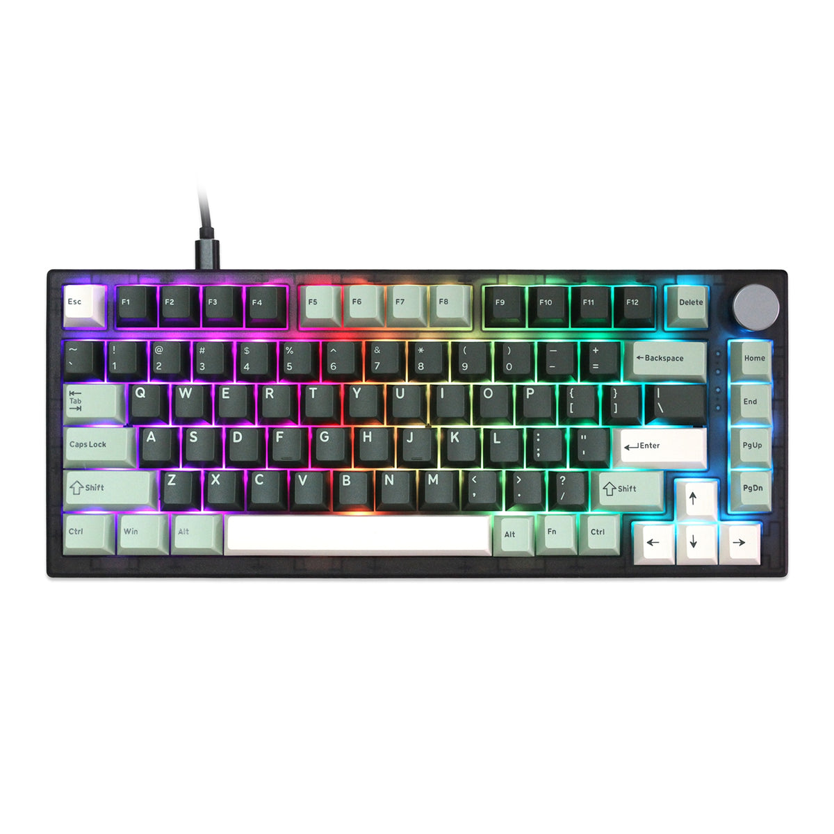 CSTC75 75 RGB 75% Hot Swappable Mechanical Keyboard Gasket Kit PCB Pro ...