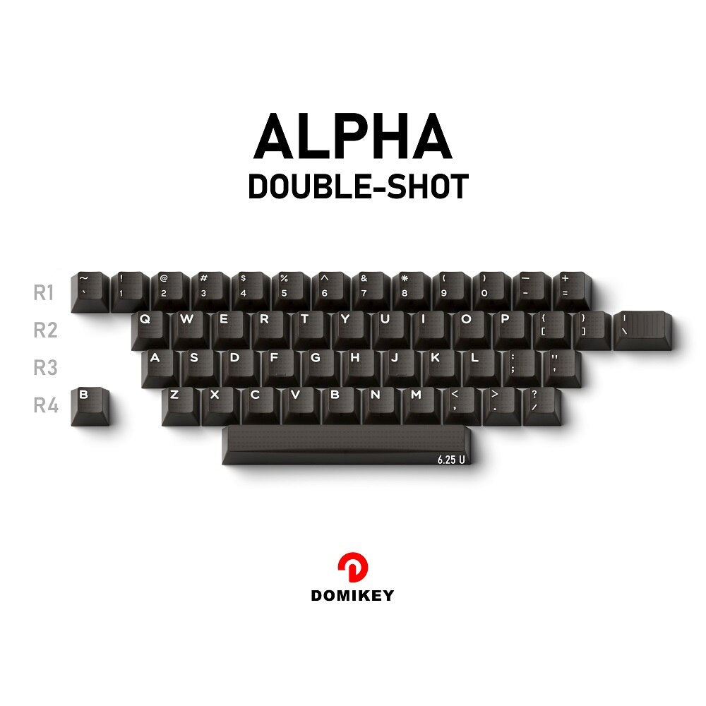 Domikey Obsidian WOB Cherry Profile abs doubleshot backlit keycap for ...