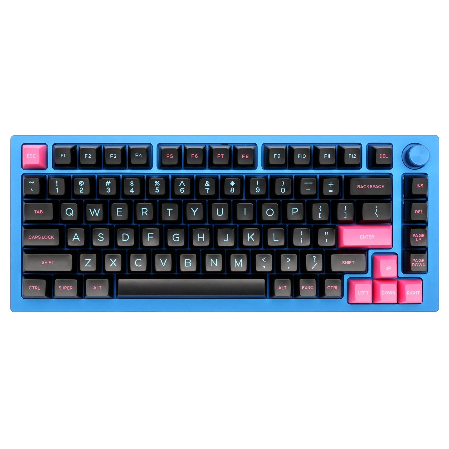 Domikey SA abs doubleshot keycap Miami Night for mx stem keyboard poke ...