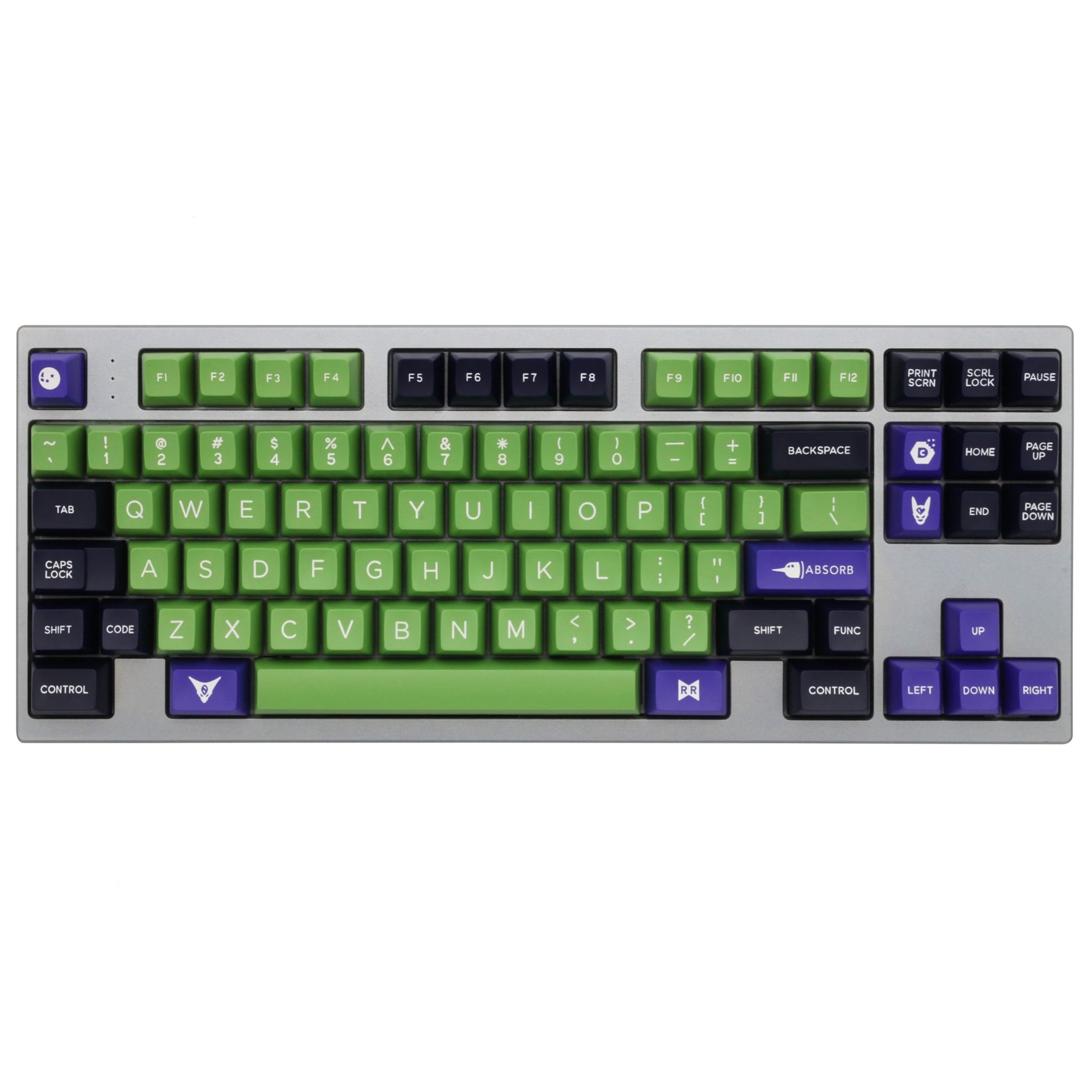 Domikey SA abs doubleshot keycap set Cell SA for mx stem keyboard poke ...