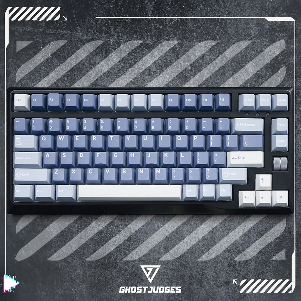 Ghost Judges Fishing Colorway Cherry PBT Doubleshot keycap for mx keyb ...