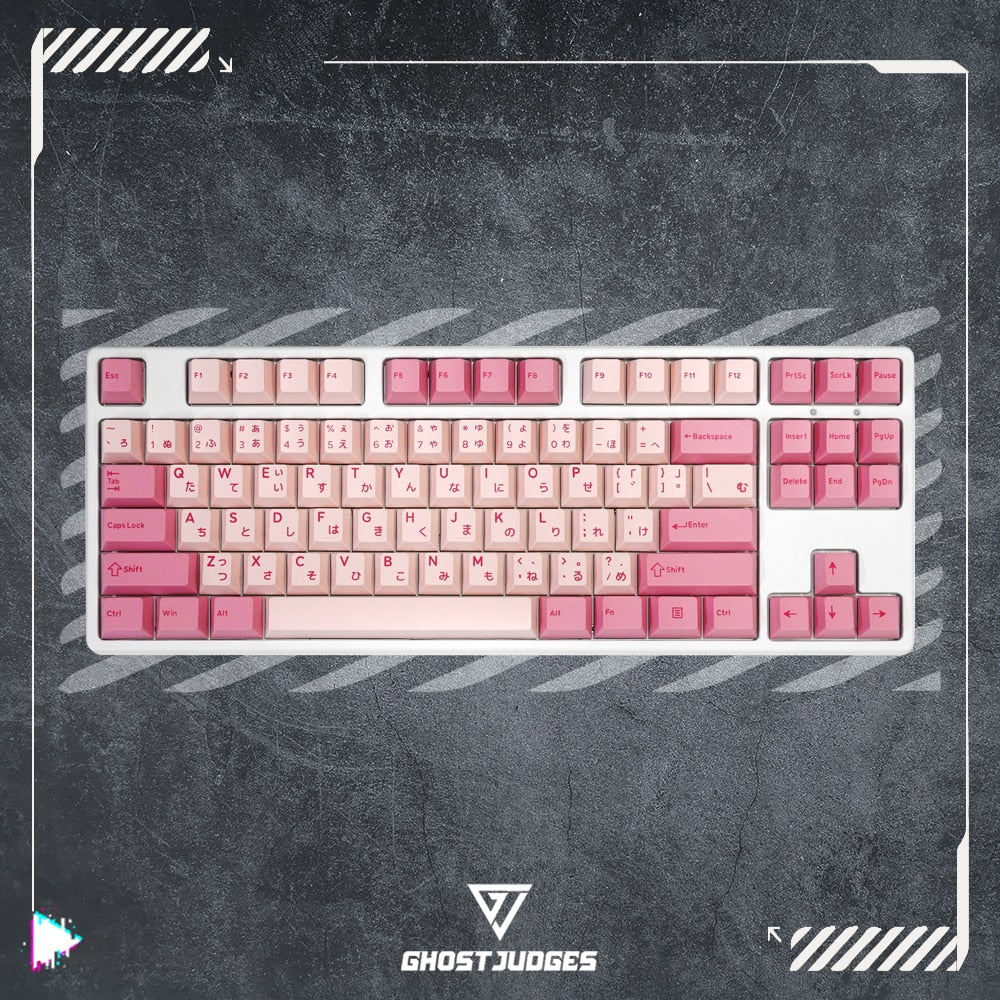 Ghost Judges GJ Sakura Matsuri Hirigana JP Cherry PBT Doubleshot keyca ...