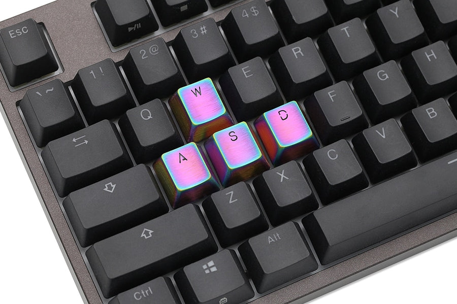 Teamwolf WASD KEY stainless steel MX Metal Keycap for keyboard gaming ...