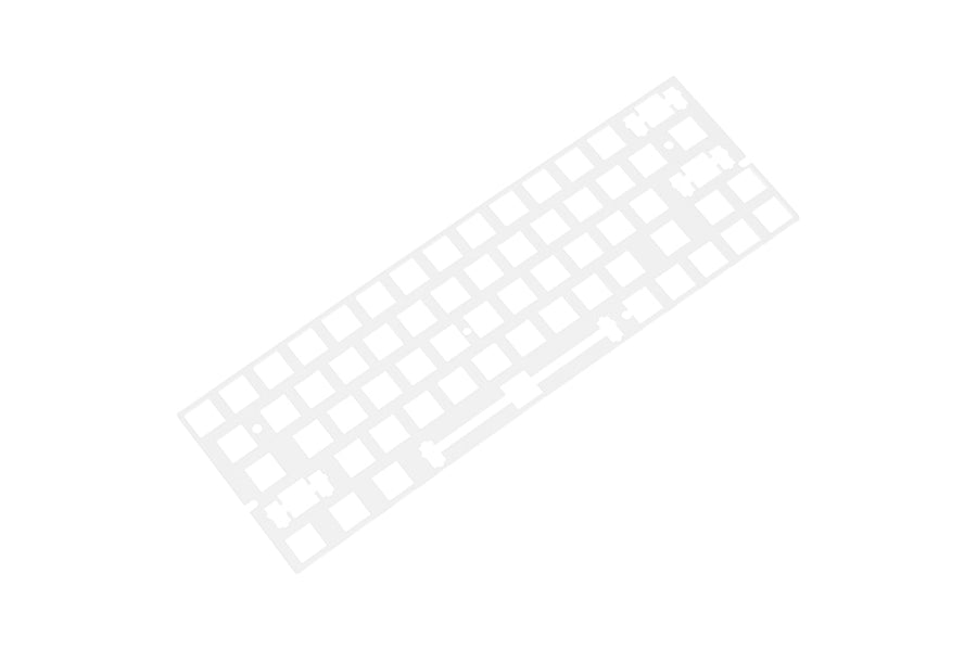 60% PC Plastic Mechanical Keyboard Plate 1,5mm thickness support xd60 ...